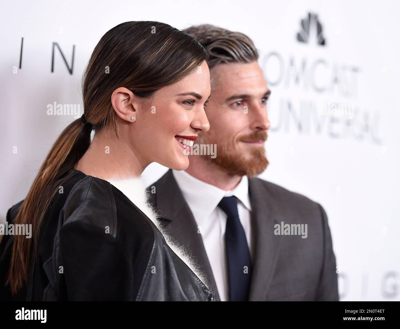 Odetta Annable, left, and Dave Annable arrive at the March of Dimes ...