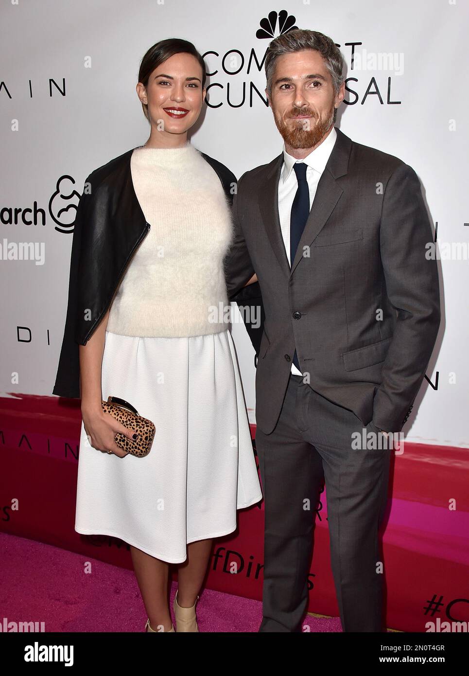 Odetta Annable, left, and Dave Annable arrive at the March of Dimes ...