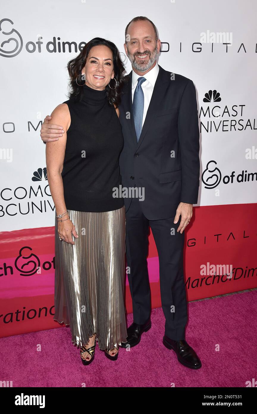 Joi Horowitz, left, and Jimmy Horowitz, president of Universal Pictures ...