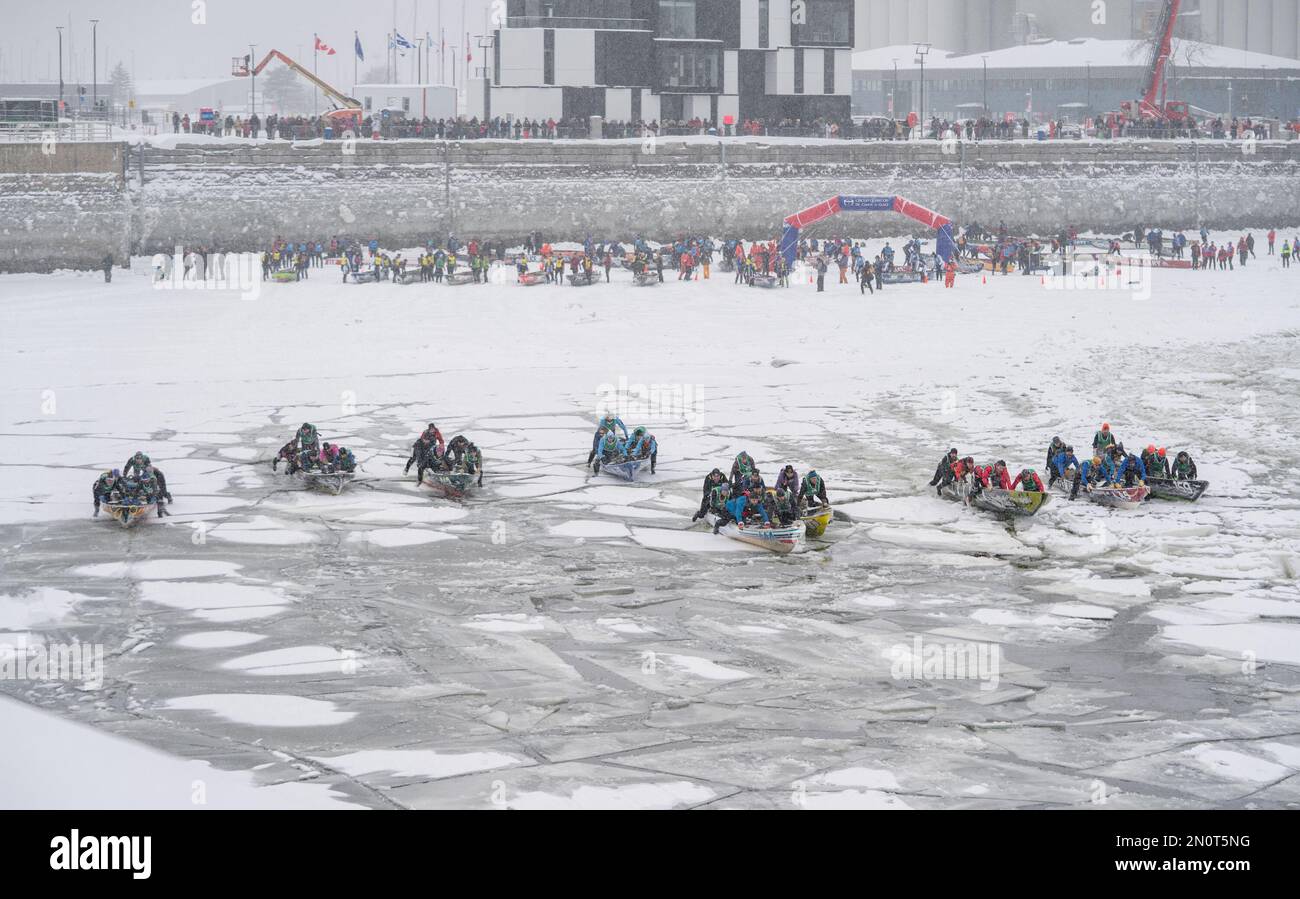 February 5, 2023, Quebec city, Quebec, Canada: Quebec winter carnival ...