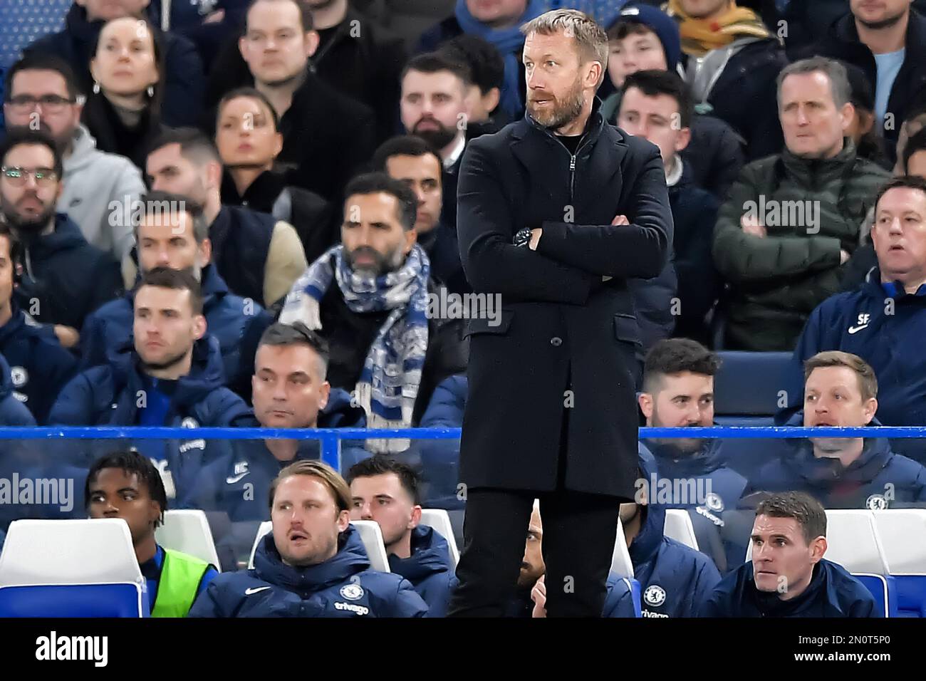 Manager of Chelsea, Graham Potter - Chelsea v Fulham, Premier League ...