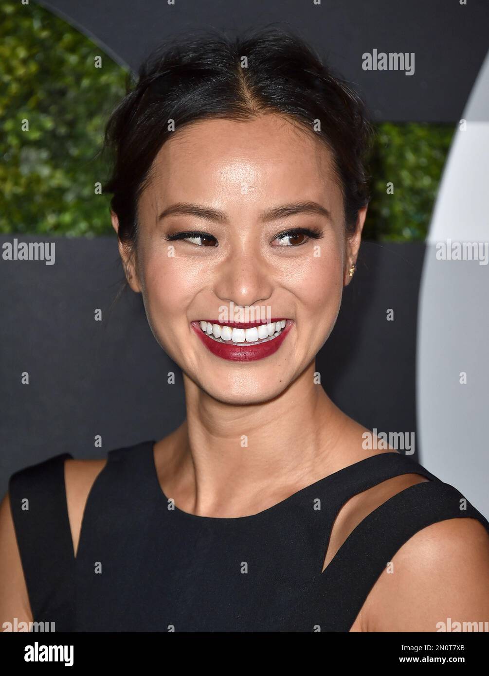 Jamie Chung arrives at the GQ Men of the Year Party at the Chateau Marmont on Thursday, Dec. 3 ...