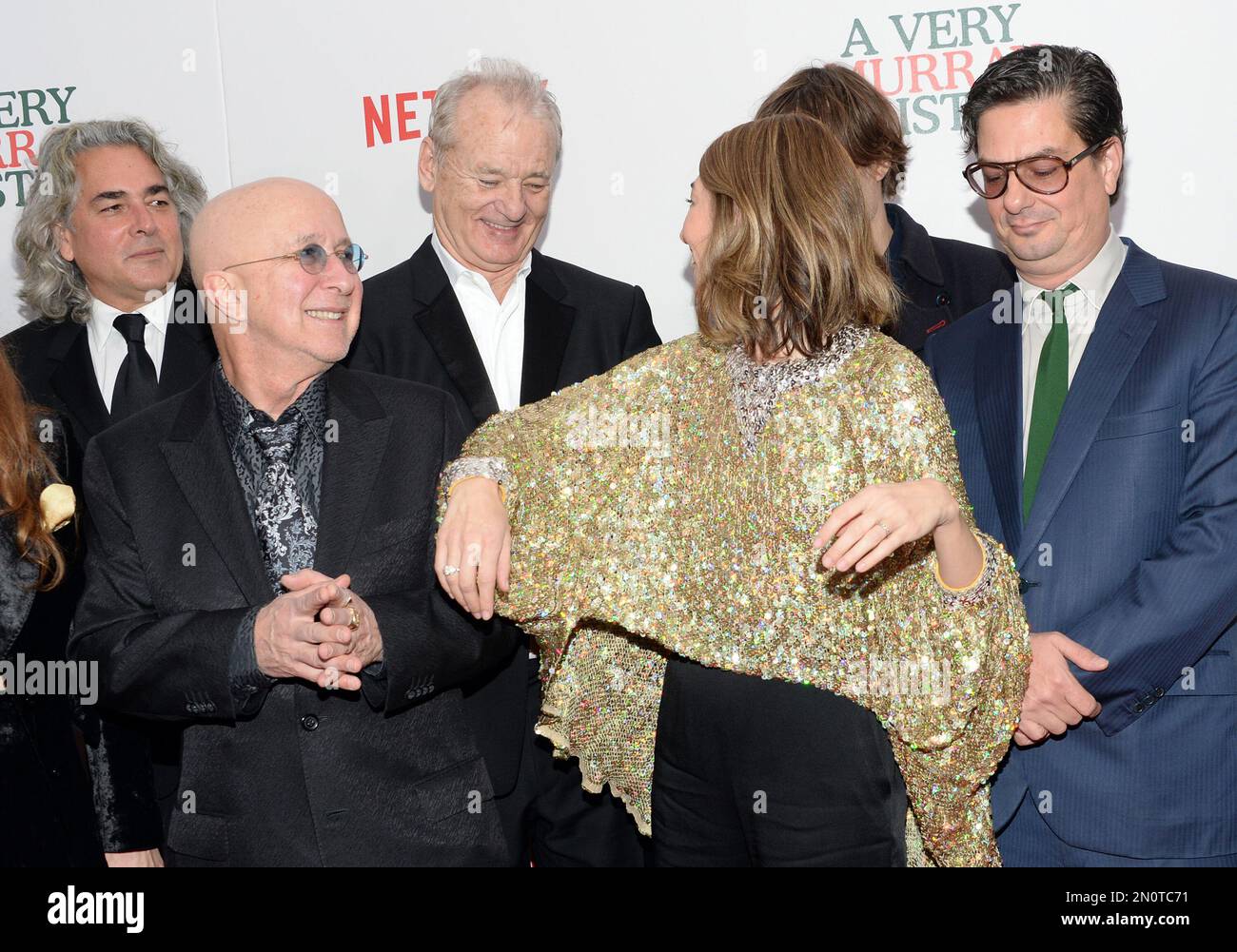 From left, Mitch Glazer, Paul Shaffer, Bill Murray, Sofia Coppola ...