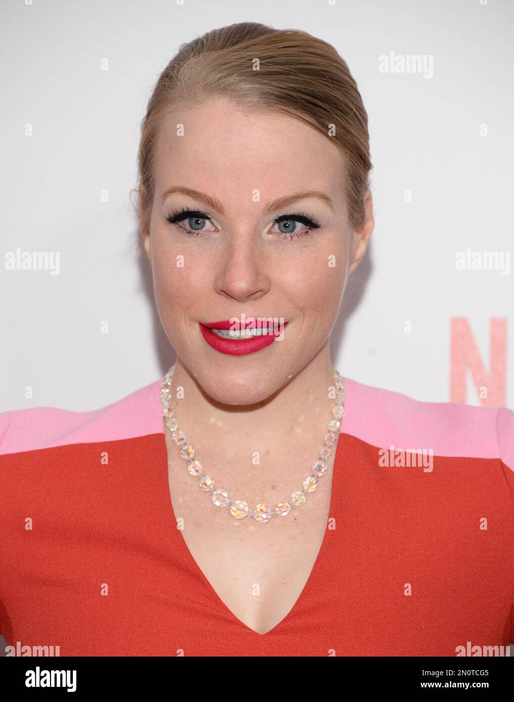 Actress Emma Myles attends Netflix's "A Very Murray Christmas" premiere ...