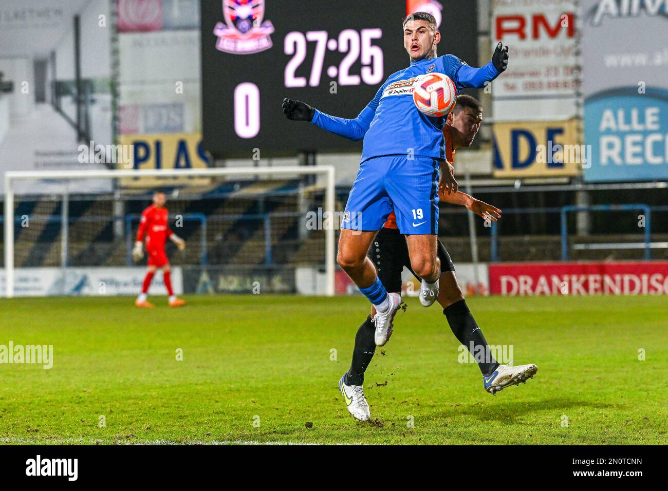 Sint-Jans-Molenbeek , Belgium. 5 February, 2023. Tiago Cukur (19) of ...