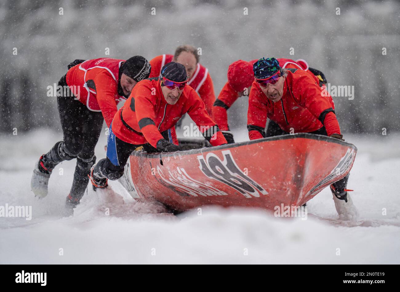 February 5, 2023, Quebec city, Quebec, Canada: Quebec winter carnival ...