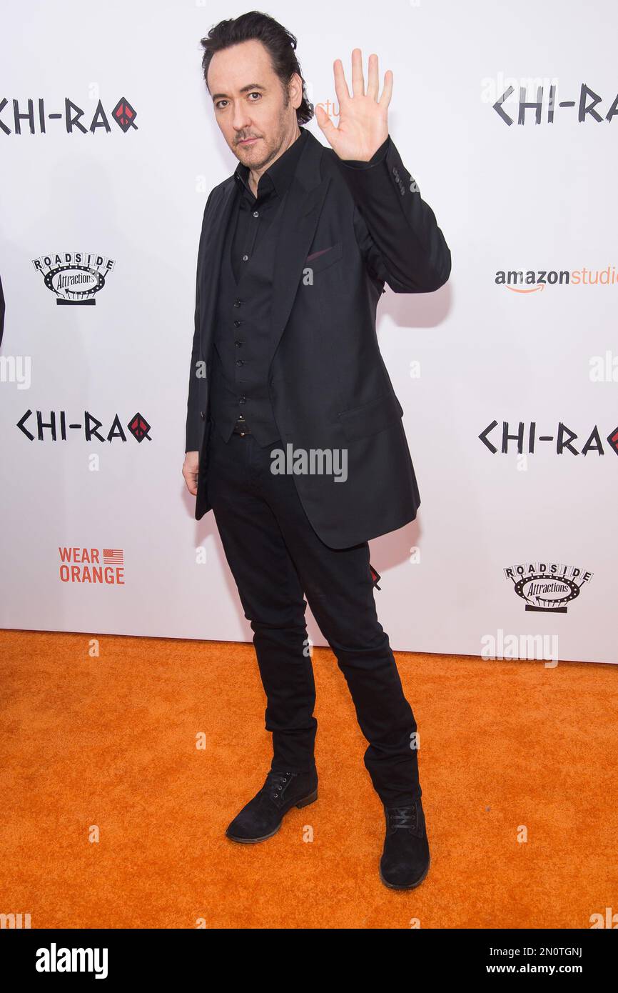 John Cusack attends the premiere of "Chi-Raq" at the Ziegfeld Theatre ...