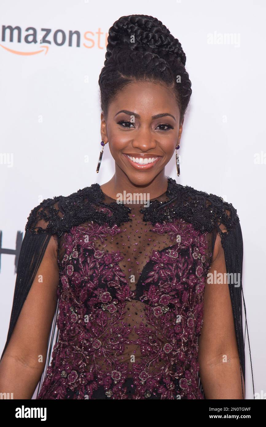Teyonah Parris attends the premiere of "Chi-Raq" at the Ziegfeld ...