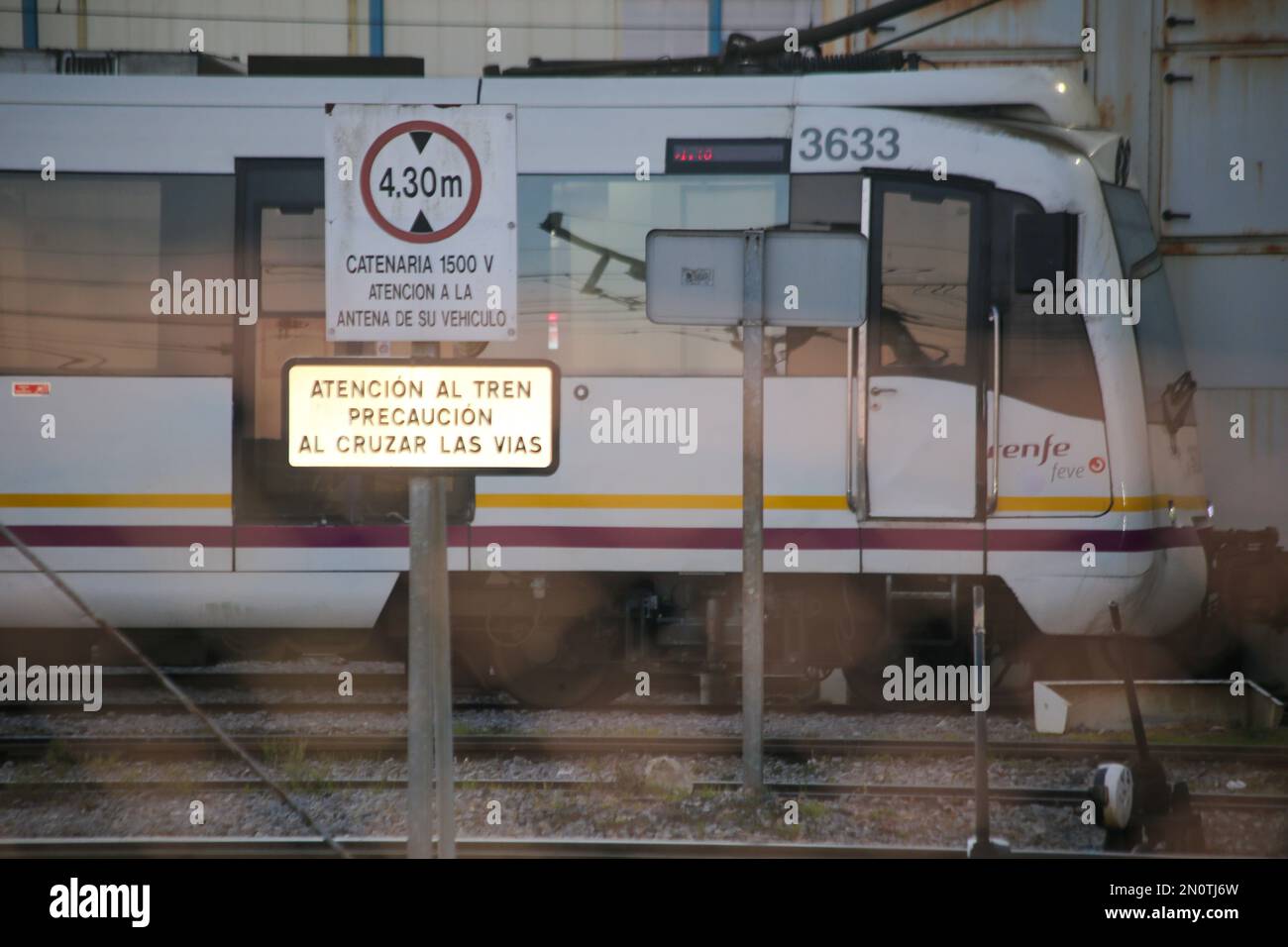 El Berron, Spain. 05th Feb, 2023. El Berron, SPAIN: A train at the ...