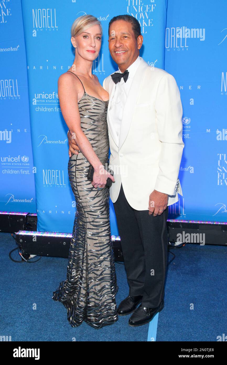 Hilary Gumbel, left, and Bryant Gumbel, right, attend the U.S. Fund for ...