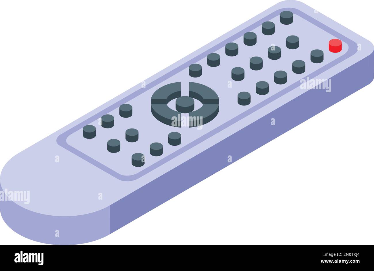 Old remote control icon isometric vector. Retro device. Style ...