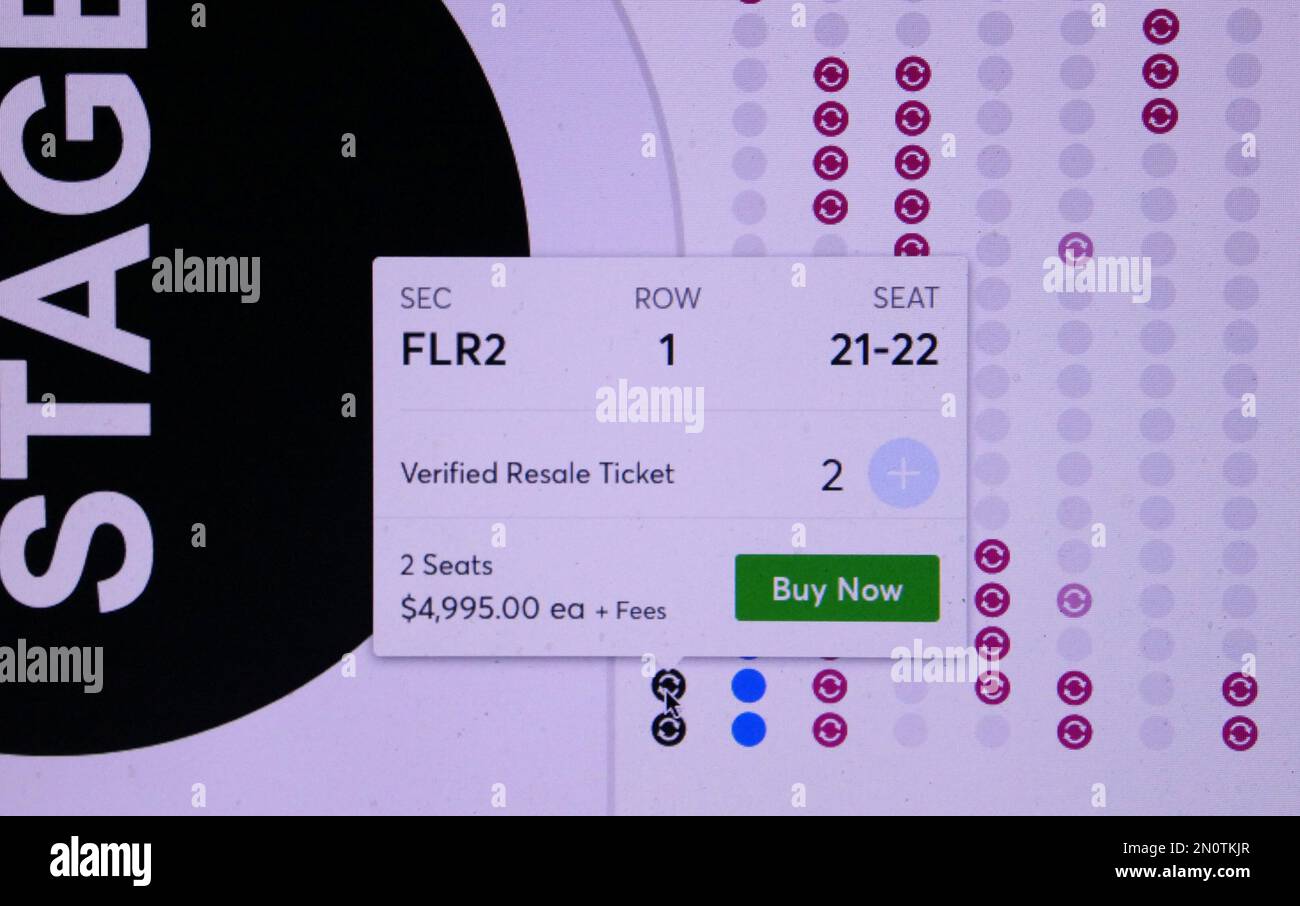 Los Angeles, California, USA 5th February 2023 Madonna The Celebration ...