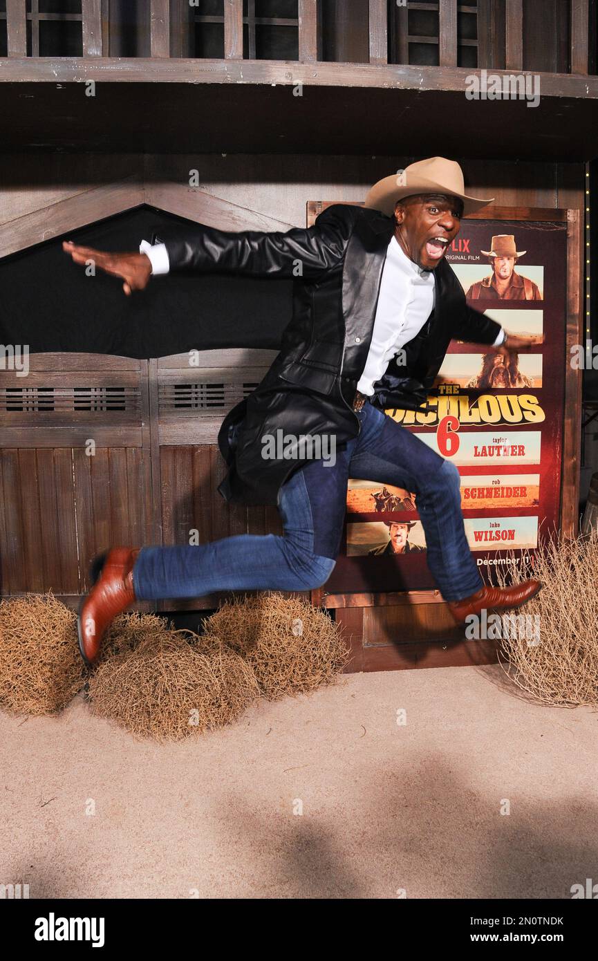 Actor Terry Crews attends the LA Premiere of "The Ridiculous 6" held at ...