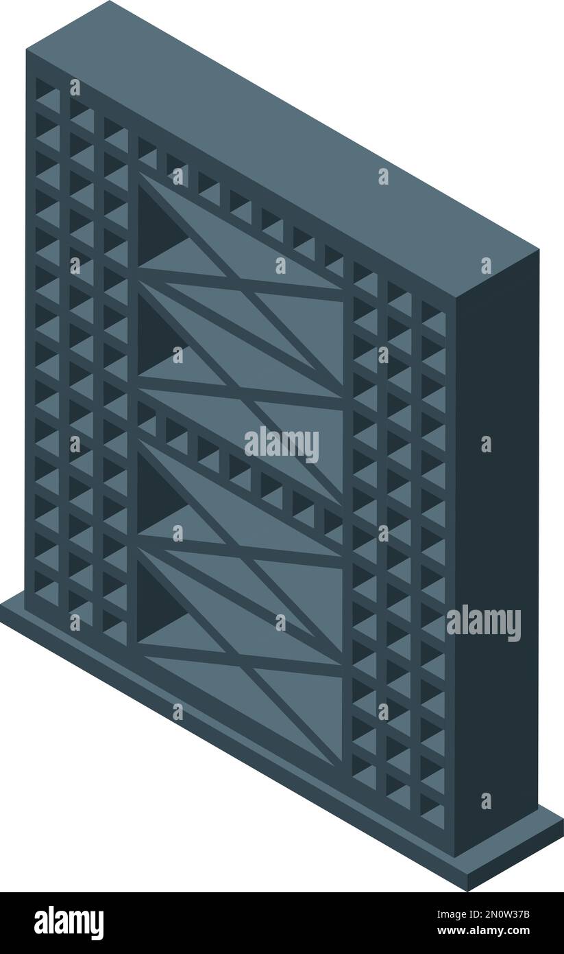 Black wine cellar icon isometric vector. Barrel drink. Food alcohol ...