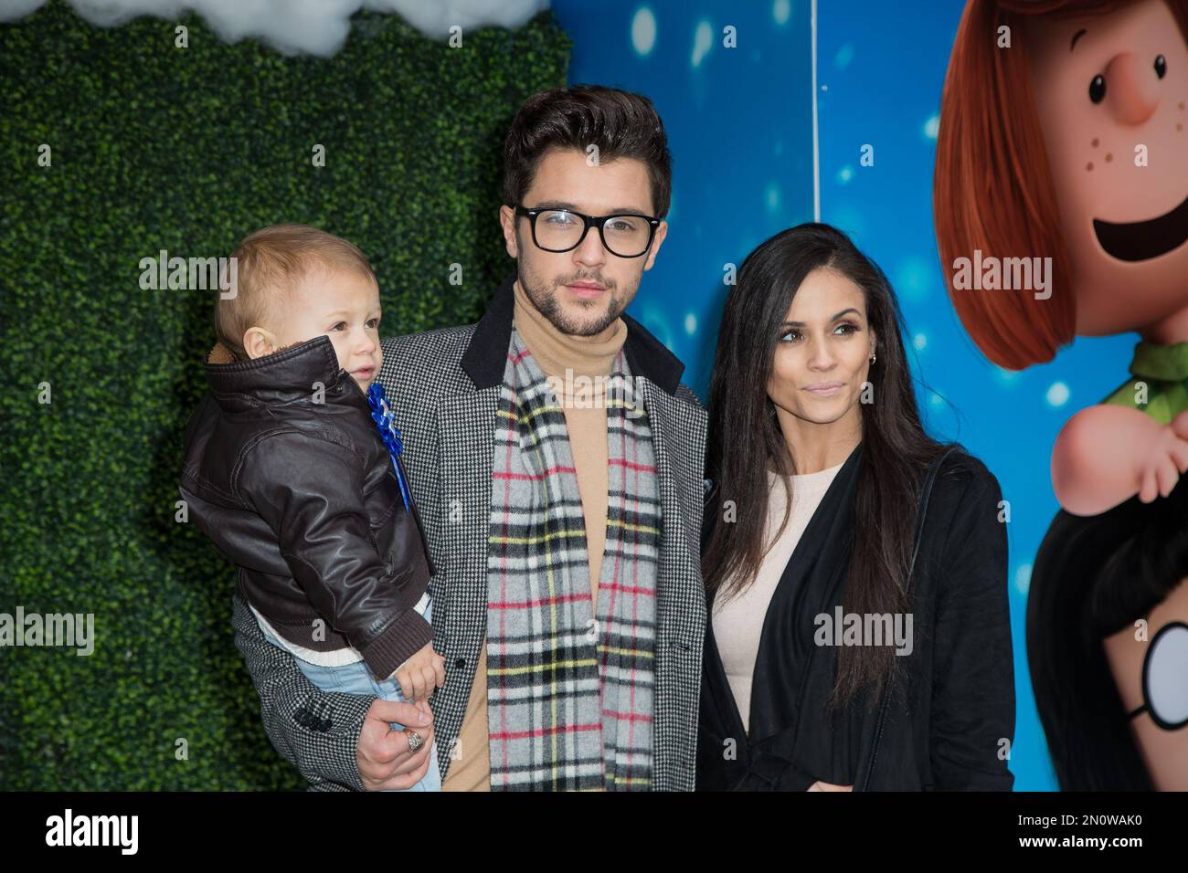 JJ Hamblett, Caterina Lopez and their son Princeton pose for ...