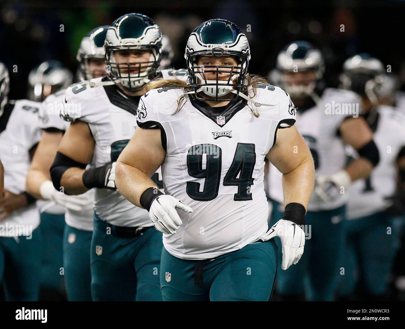 Philadelphia Eagles defensive tackle Beau Allen (94) runs on to the ...