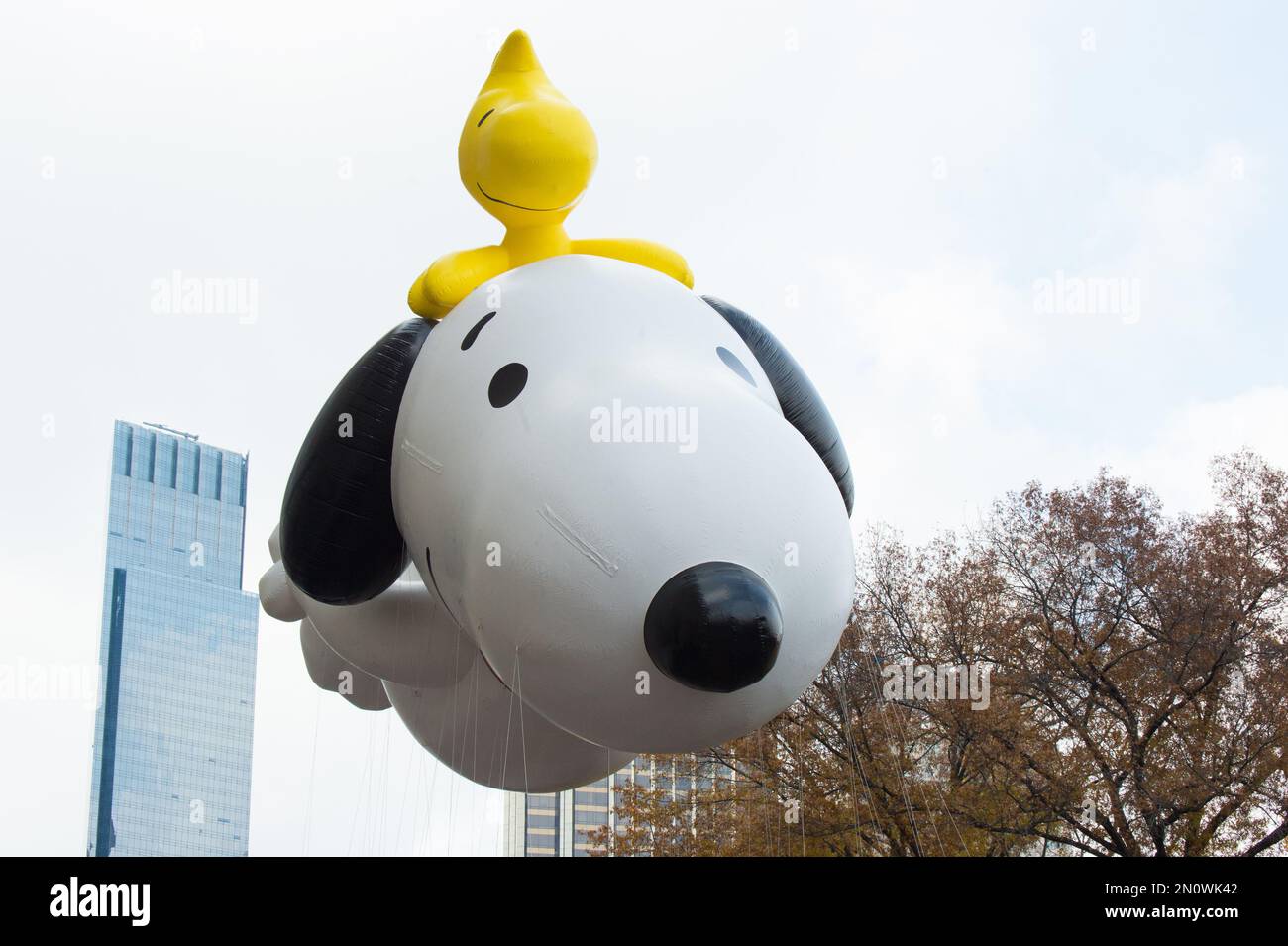 A Snoopy float is seen in the Macy's Thanksgiving Day Parade on ...