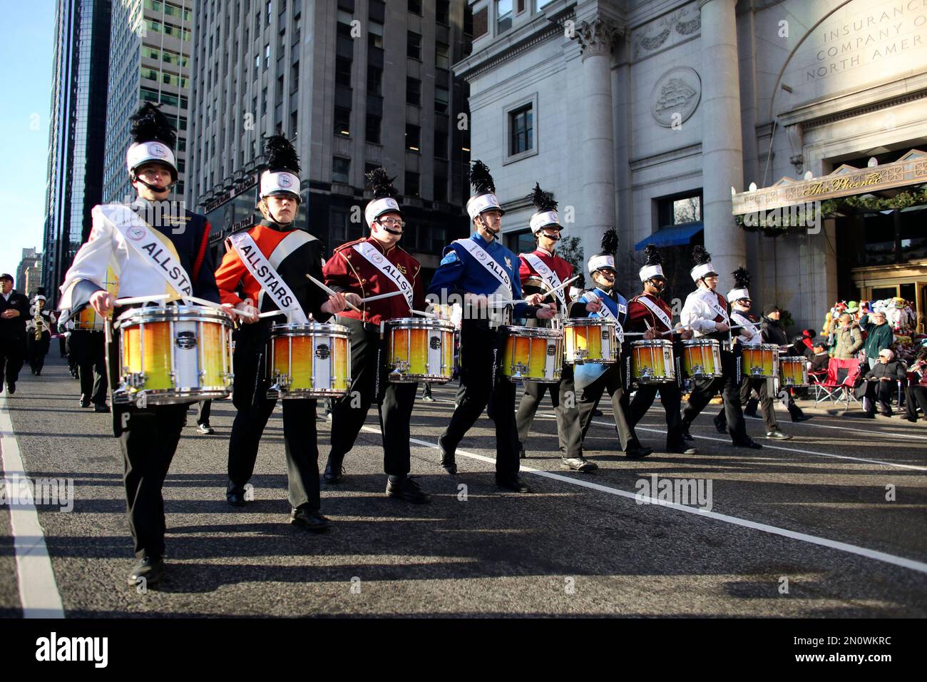 Members of the Tournament Of Bands All-Star Marching Band make their ...