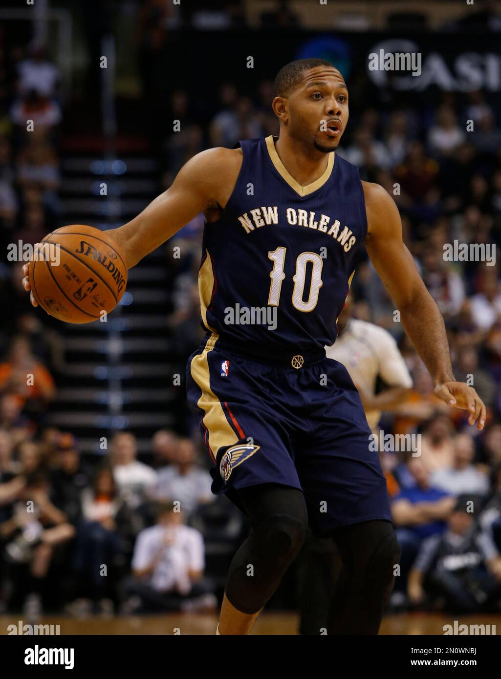 New Orleans Pelicans guard Eric Gordon (10) in the first quarter during ...