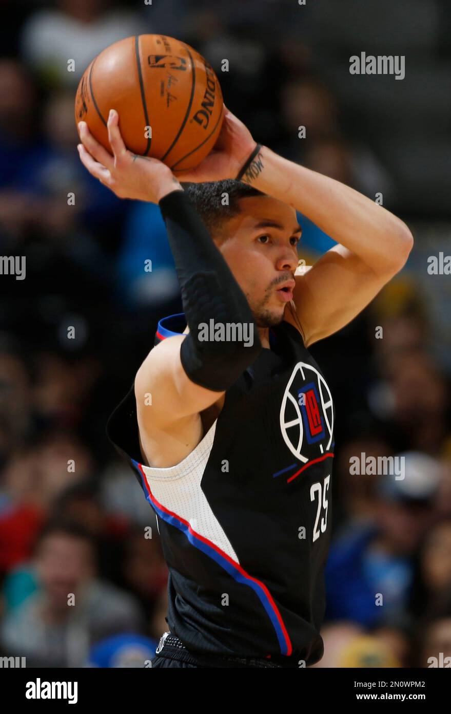 Los Angeles Clippers guard Austin Rivers (25) in the second half of an ...