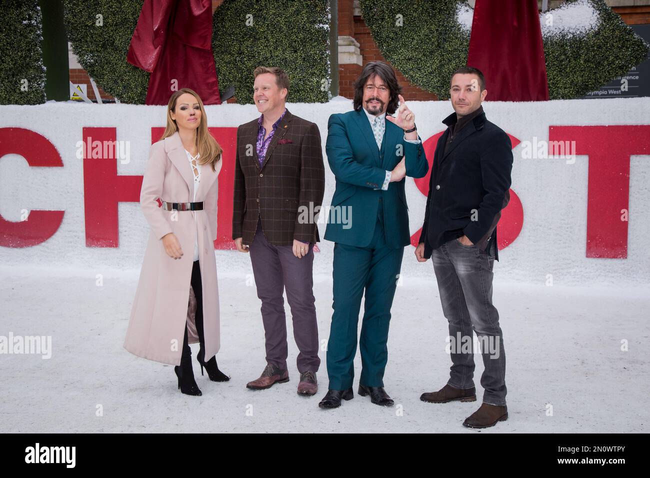From left, Katie Piper, Olly Smith, Laurence Llewellyn-Bowen and Gino D ...