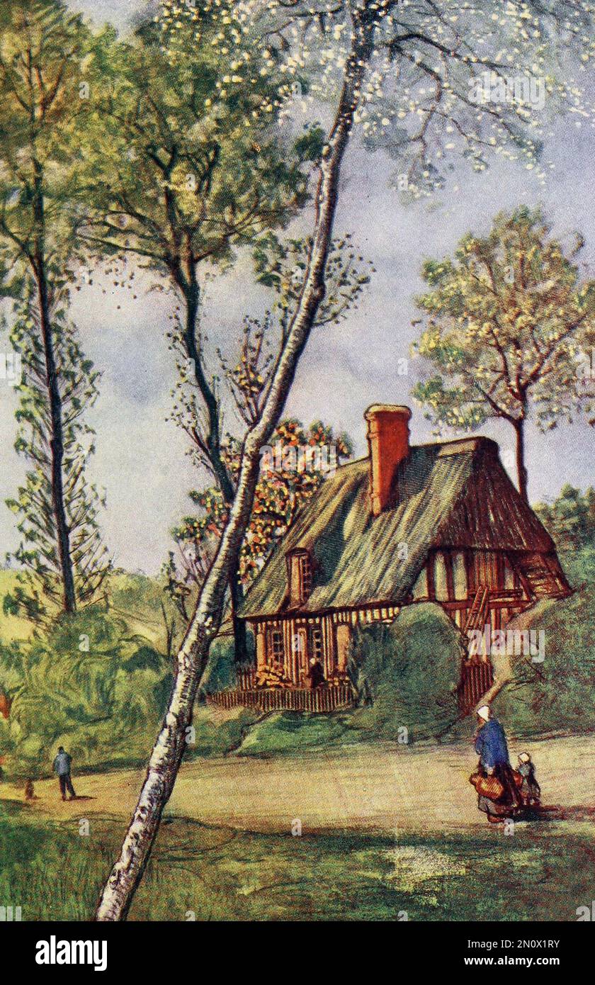 Rural Scene in Normandy, France, circa 1905 Stock Photo - Alamy