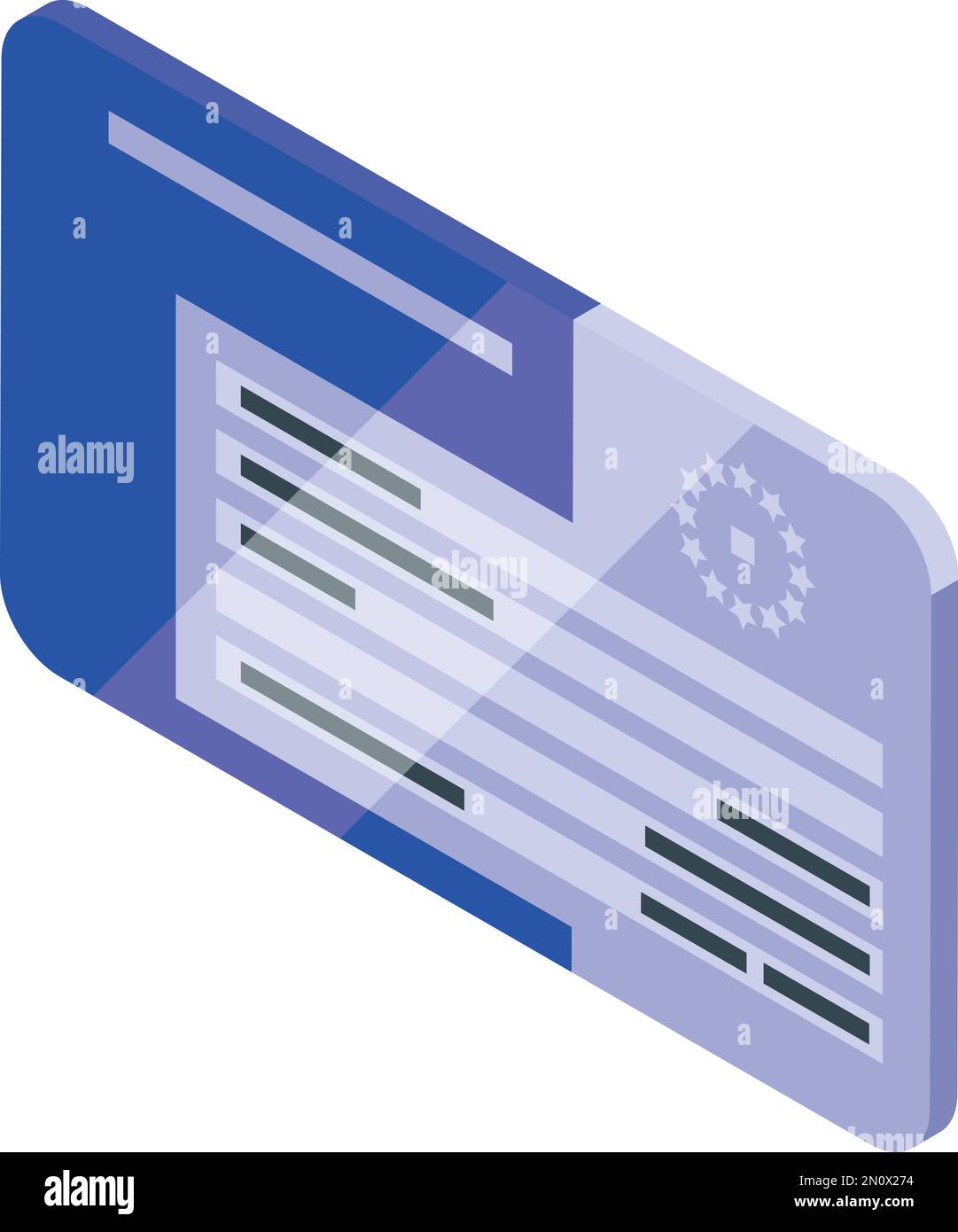 Medical card icon isometric vector. Health insurance. Medicine life ...