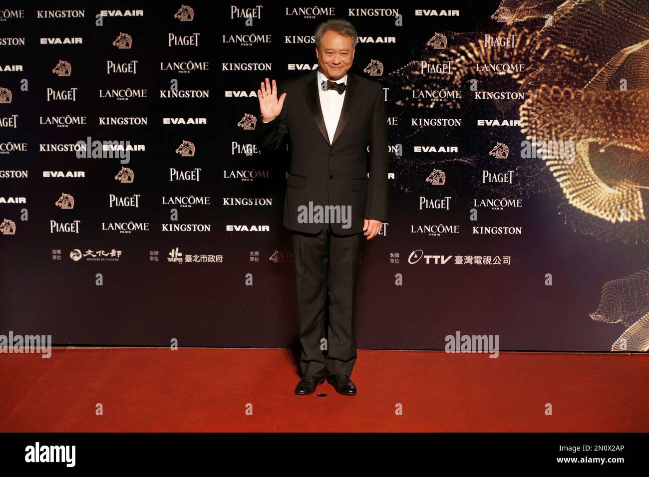 Taiwanese director Ang Lee poses on the red carpet at the 52nd Golden ...