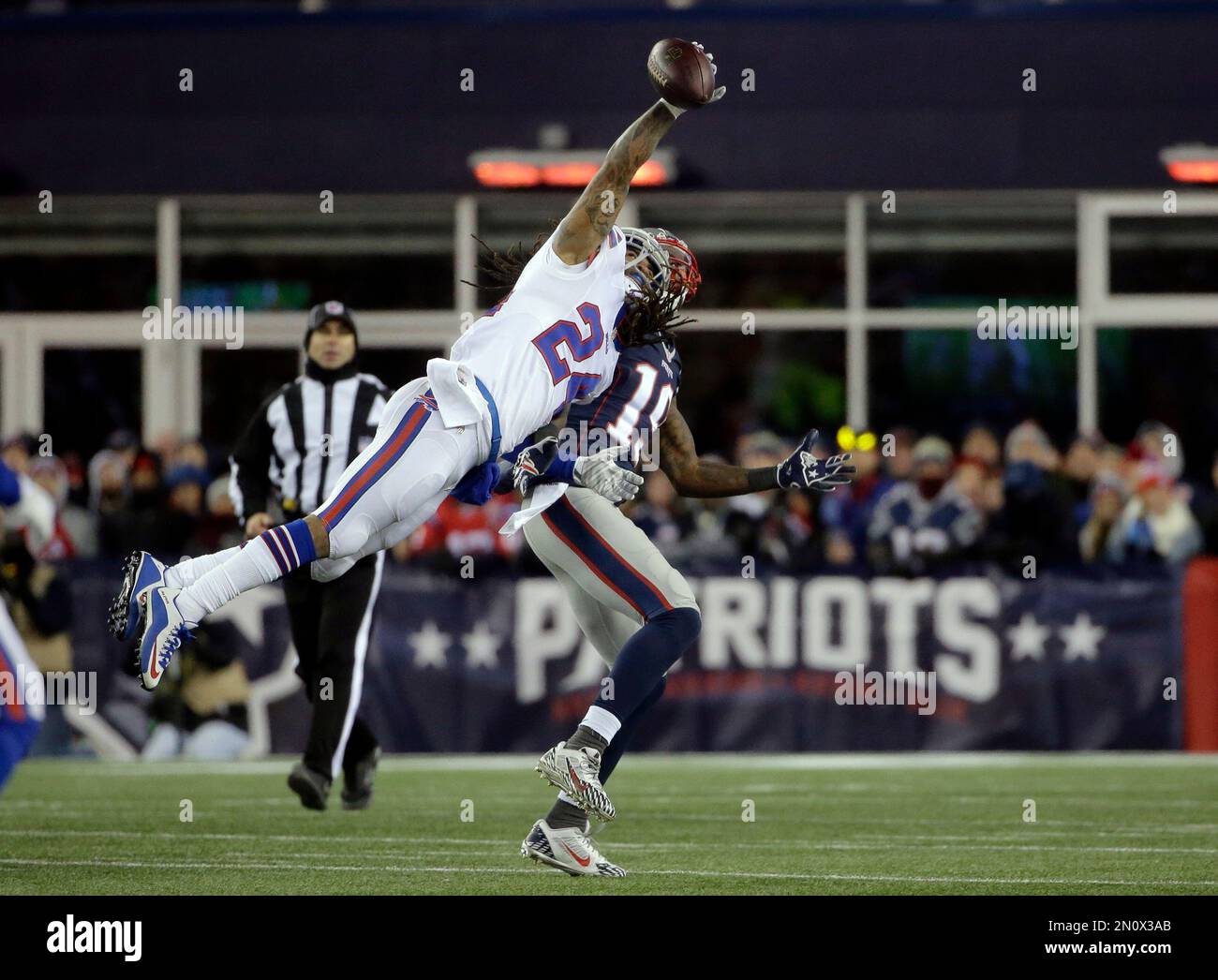 Buffalo Bills defensive back Stephon Gilmore (24) breaks up a pass ...