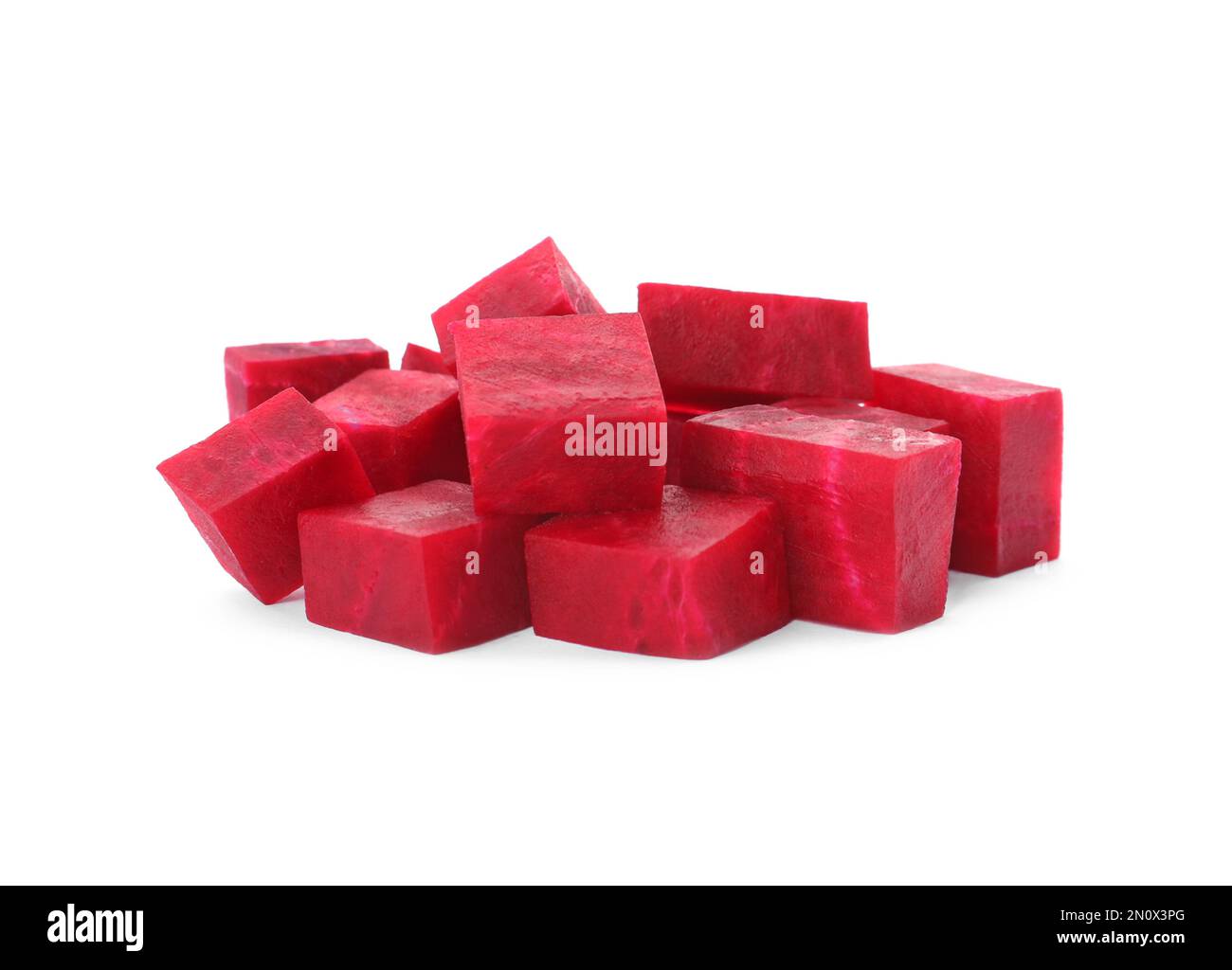 Cut fresh red beet on white background Stock Photo - Alamy