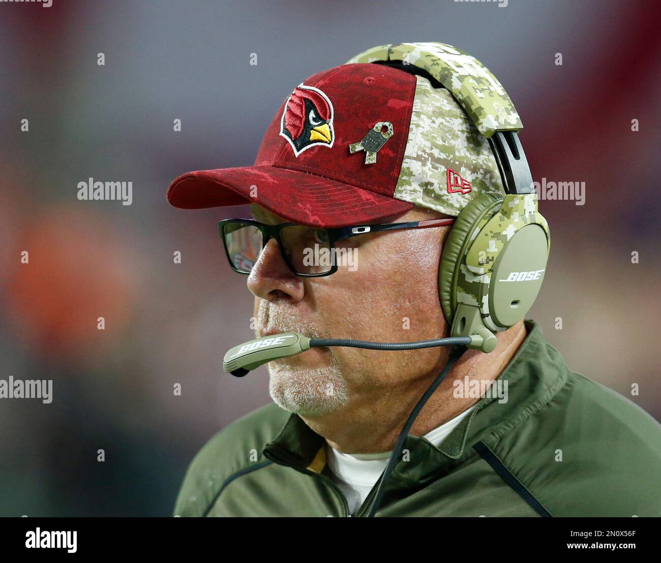 Arizona Cardinals head coach Bruce Arians in the first half during an ...