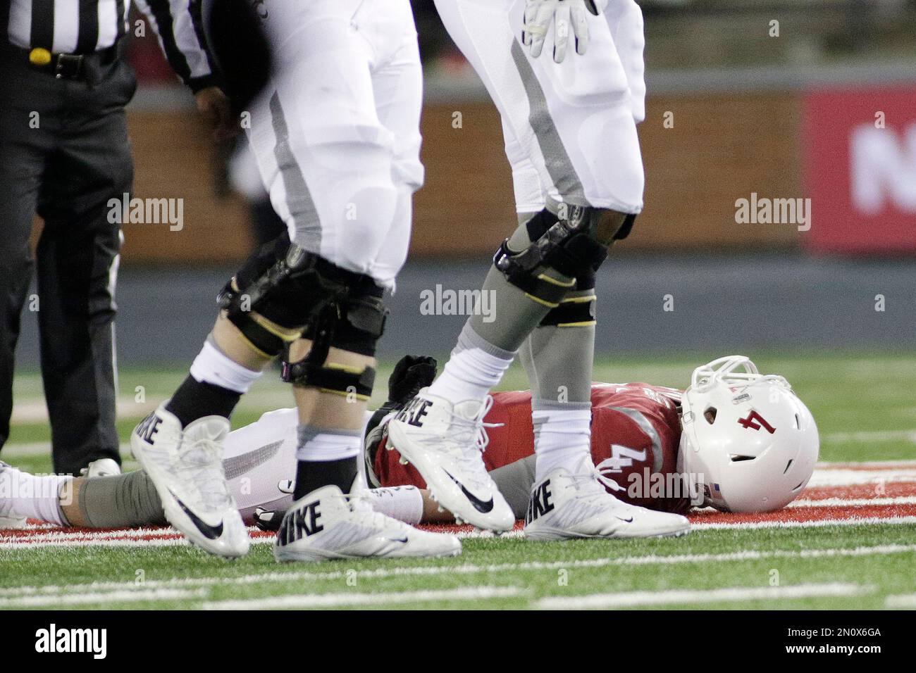 FILE - In this Nov. 21, 2015, file photo, Washington State quarterback ...