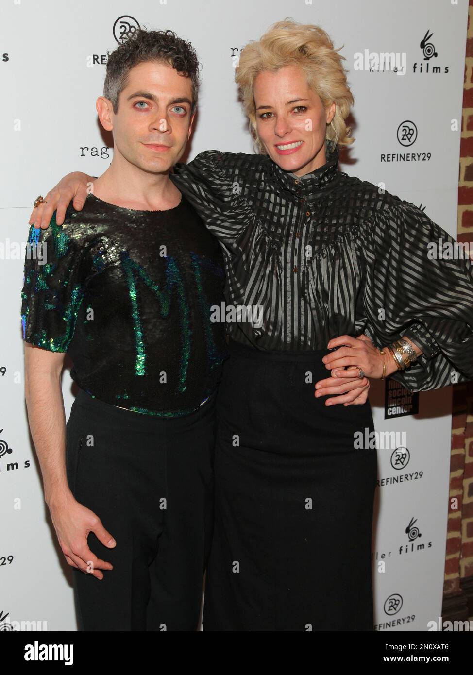 Jack Ferver, left, and Parker Posey, right, attend Killer Films 20th ...