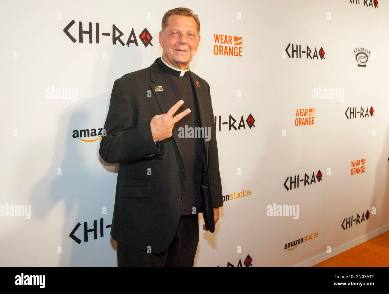 Father Michael Pfleger at the world premiere of “Chi-Raq” at the ...