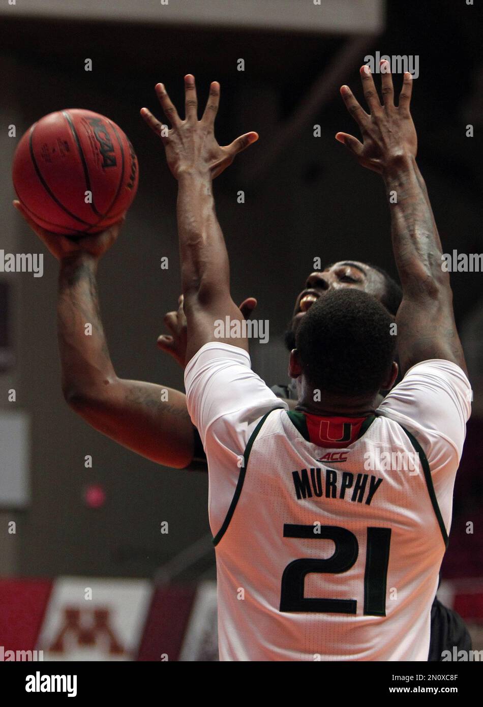 Butler guard Roosevelt Jones goes to the basket against Miami forward ...
