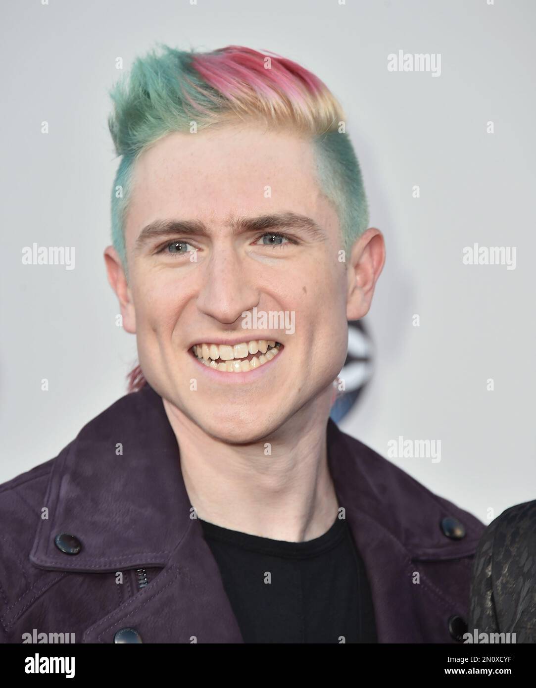 Nicholas Petricca arrives at the American Music Awards at the Microsoft ...
