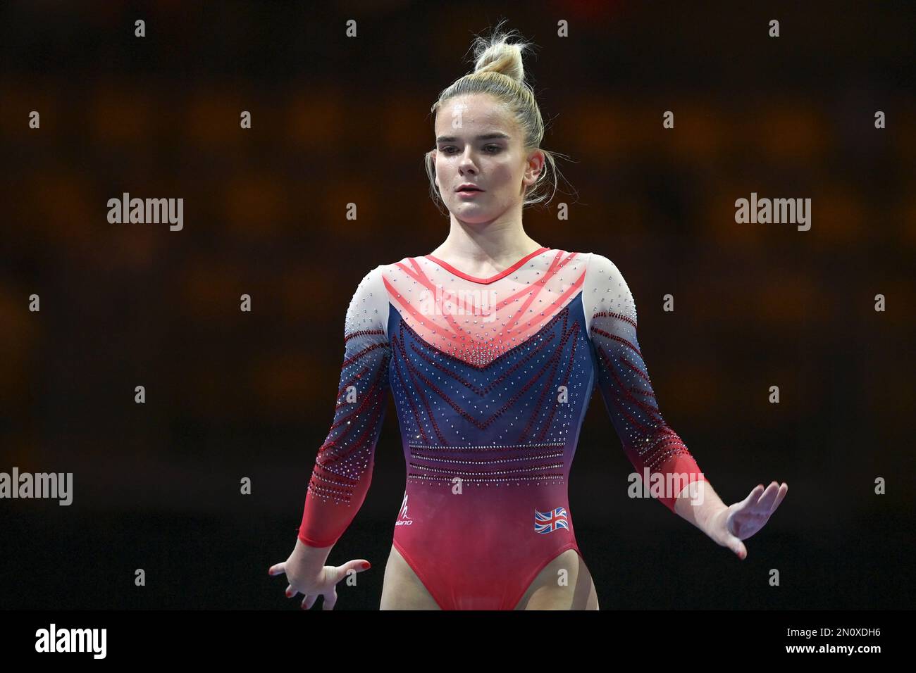 Alice Kinsella (Great Britain, silver medal). European Championships Munich 2022: Artistic ...