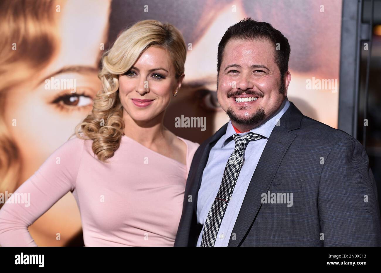 Chaz Bono, right and guest arrive at the premiere of "The Danish Girl ...