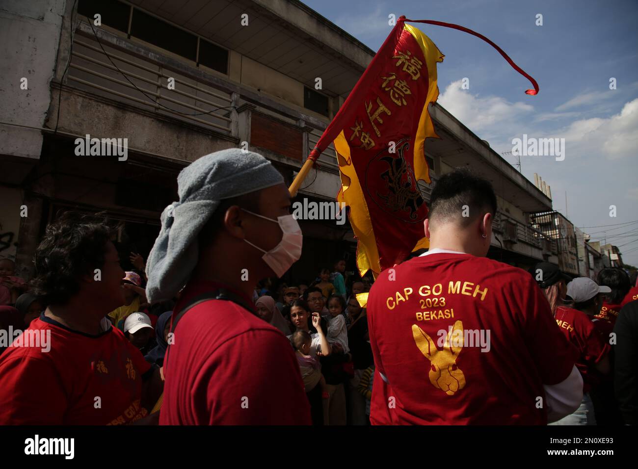 Bekasi City, West Java, Indonesia. 5th Feb, 2023. People of Chinese ...