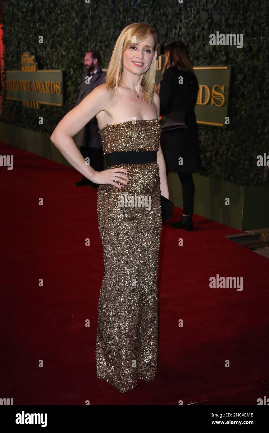 Anne-Marie Duff poses for photographers upon arrival at the Evening ...