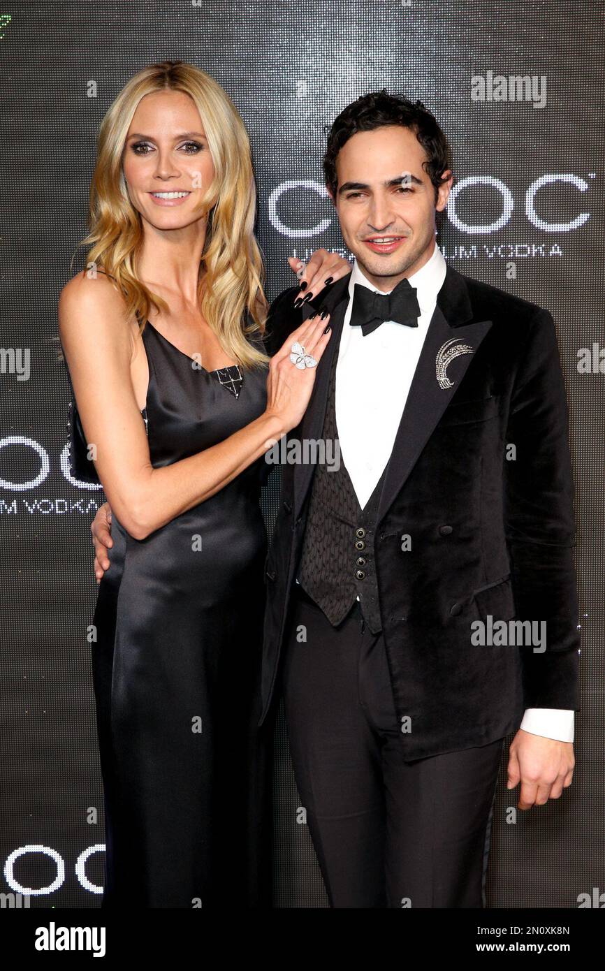Heidi Klum, left, and Zac Posen arrive at the Sean "Diddy" Combs ...
