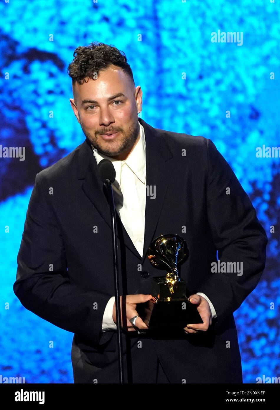 Saul Germaine accepts the award for best music video for "All Too Well ...
