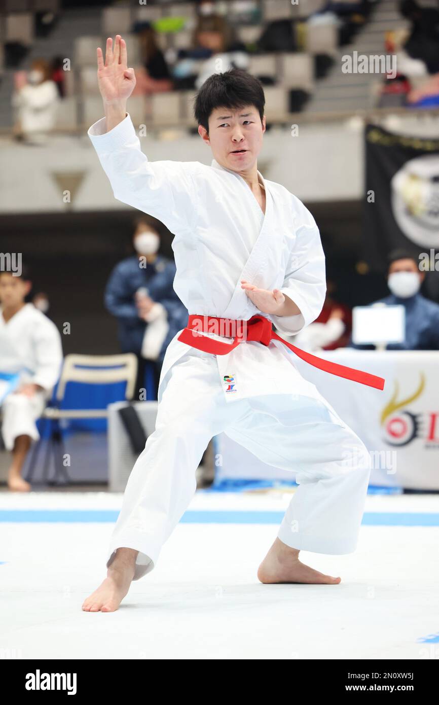 Tokyo, Japan. 5th Feb, 2023. Shinji Kaimasu Karate : JDKF (Japan Deaf ...