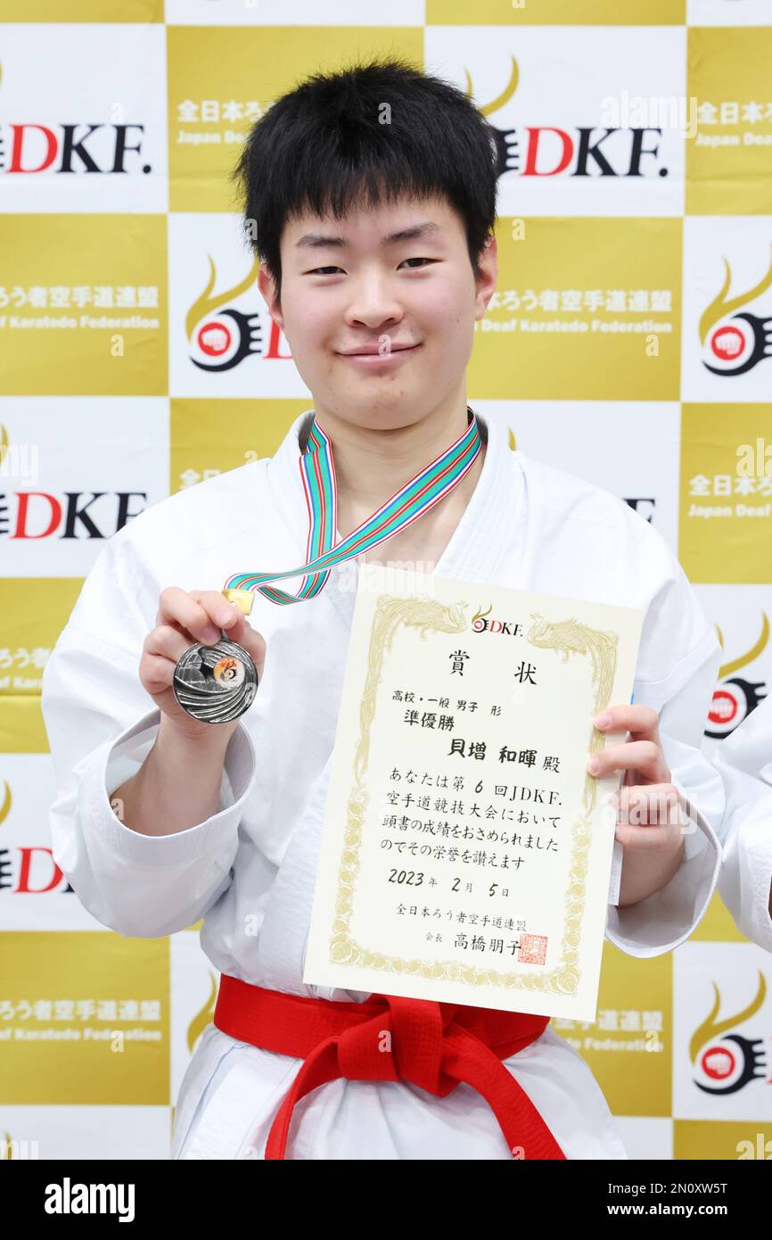 Tokyo, Japan. 5th Feb, 2023. Shinji Kaimasu Karate : JDKF (Japan Deaf ...