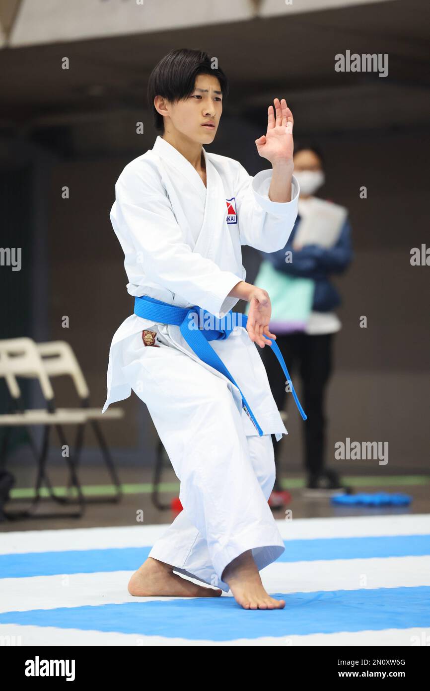 Tokyo, Japan. 5th Feb, 2023. Kouga Eura Karate : JDKF (Japan Deaf ...
