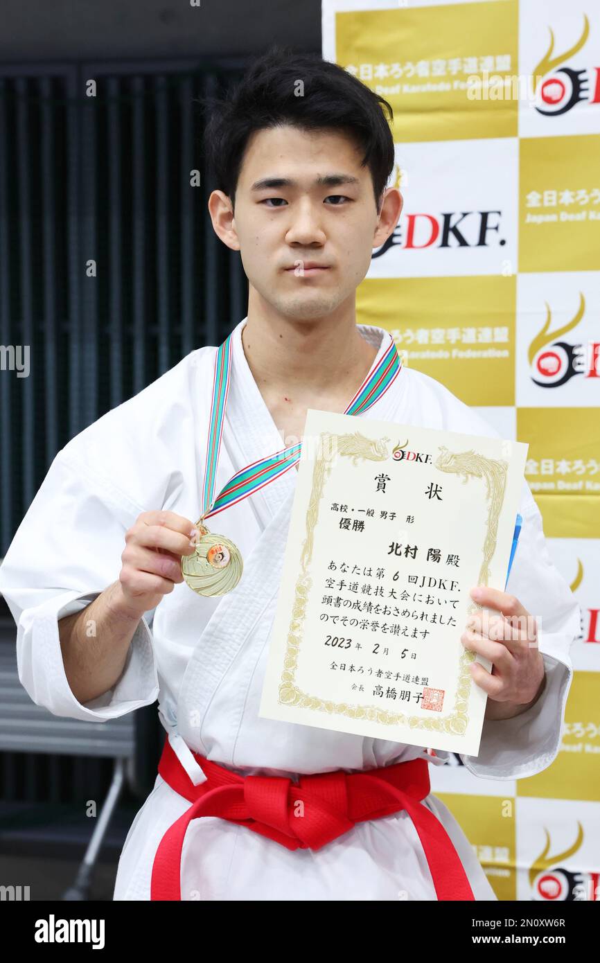 Tokyo, Japan. 5th Feb, 2023. Hinata Kitamura Karate : JDKF (Japan Deaf ...