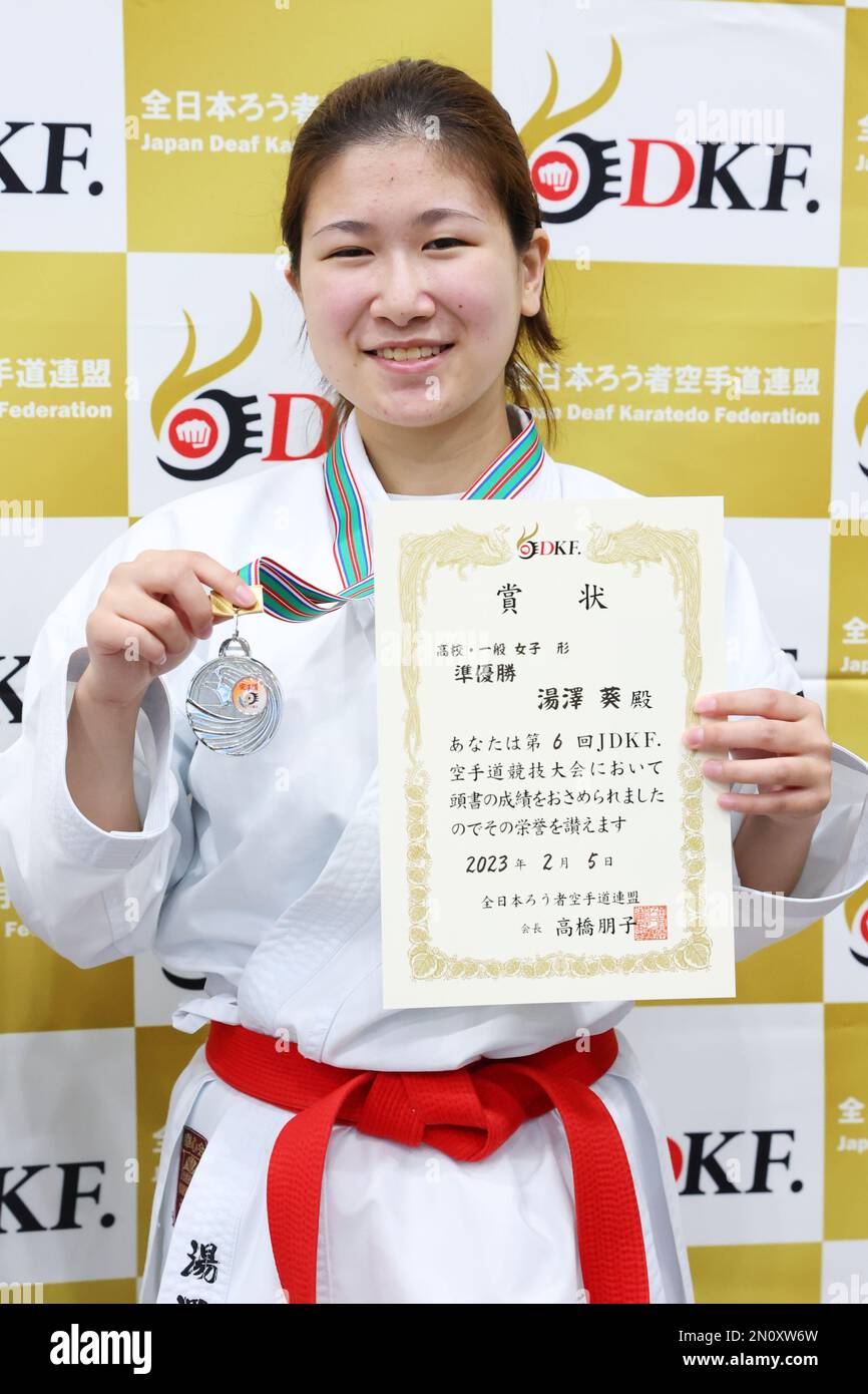 Tokyo, Japan. 5th Feb, 2023. Aoi Yuzawa Karate : JDKF (Japan Deaf ...