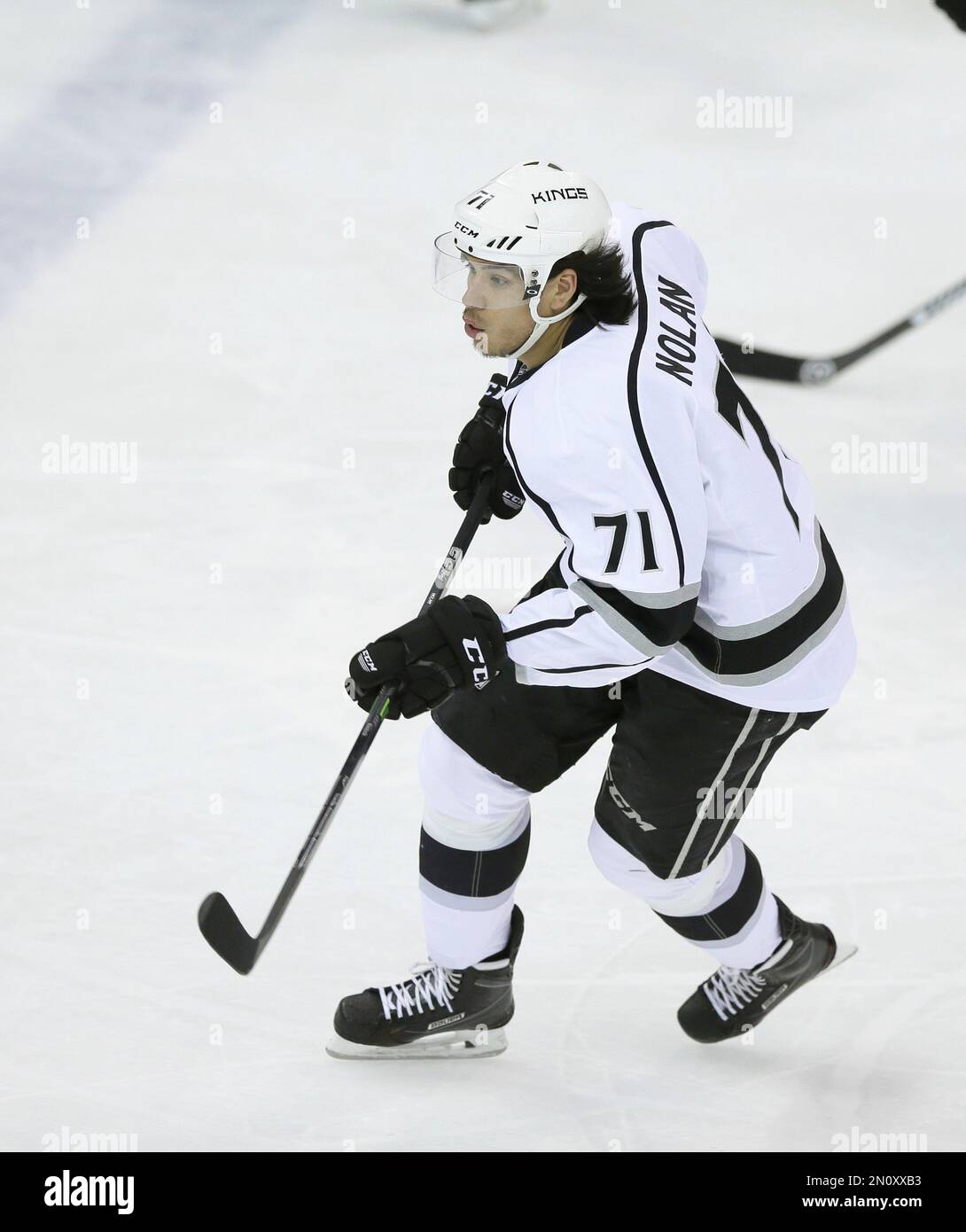 Los Angeles Kings center Jordan Nolan (71) skates during the third ...