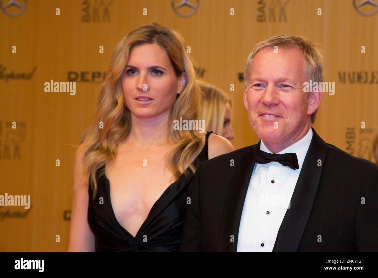 Johannes B. Kerner, right, and his wife Britta Kerner arrive for the ...