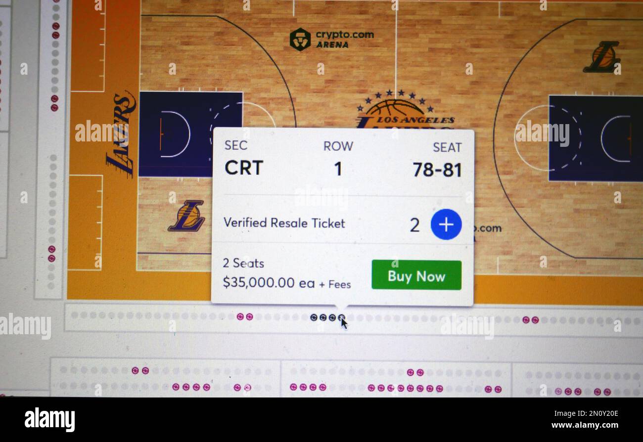Los angeles lakers 2023 hi-res stock photography and images - Alamy